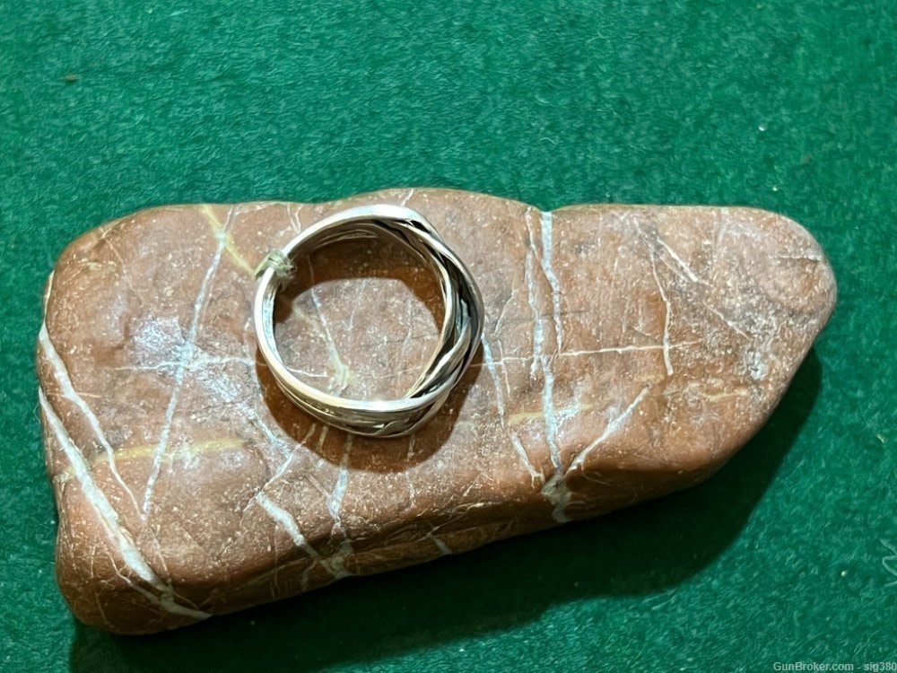 VINTAGE NATIVE AMERICAN STERLING SILVER PUZZLE RING / 7 Gr. - Fashion ...