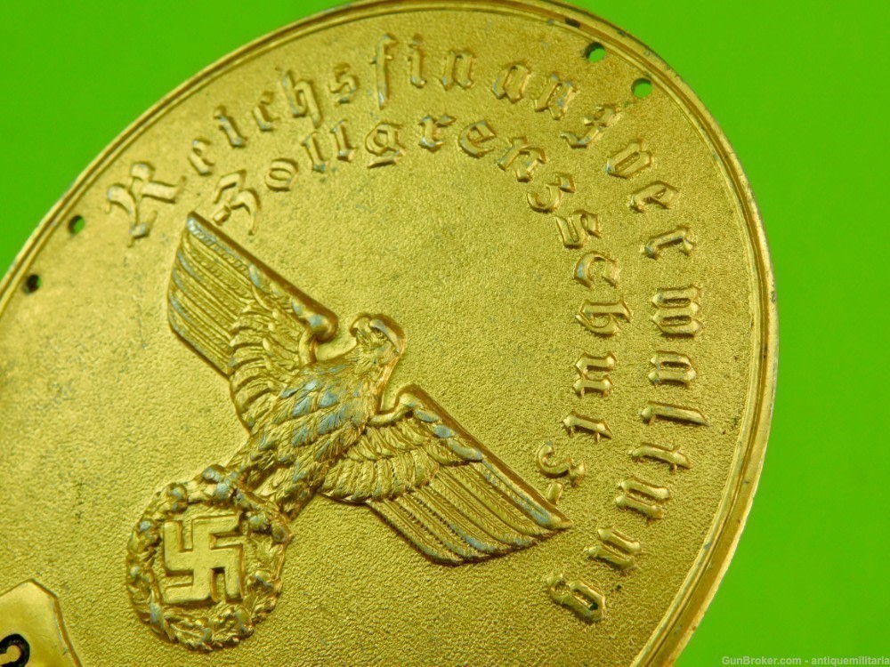 German Germany WW2 Large Numbered Eagle Badge - WWI & WWII Collectibles ...