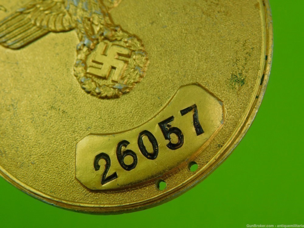 German Germany WW2 Large Numbered Eagle Badge - WWI & WWII Collectibles ...