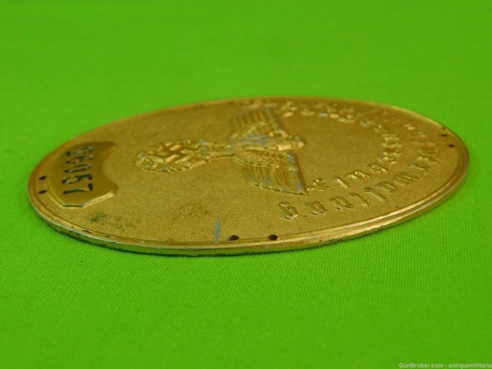 German Germany WW2 Large Numbered Eagle Badge - WWI & WWII Collectibles ...