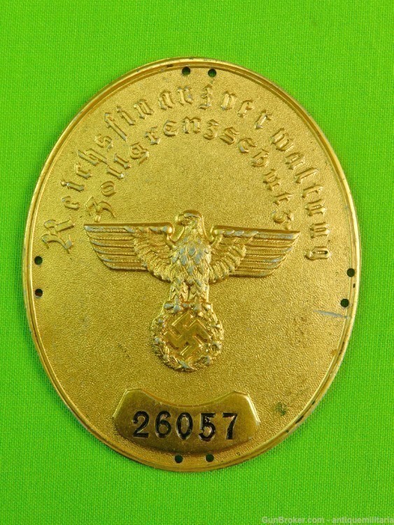 German Germany WW2 Large Numbered Eagle Badge - WWI & WWII Collectibles ...