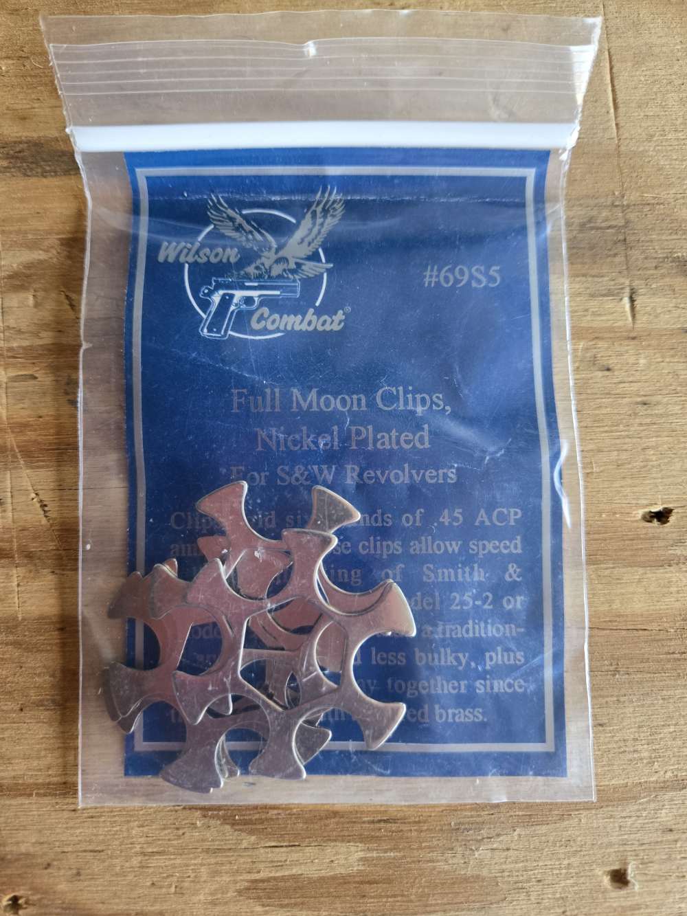 Wilson Combat Moon Clips pack of 5 69S5 for SW .45 - Revolver Moon ...