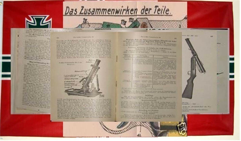 GERMAN POLICE SS WEAPONS,GUN,SHELL,GRENADE,CARTRIDGE, TANK - RARE A ...