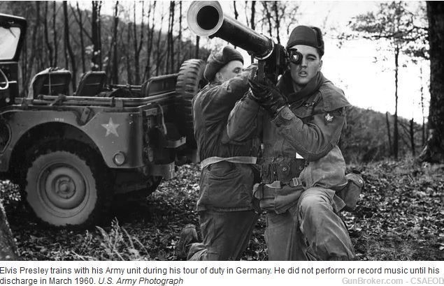 MARINE CORPS MOOSE CALL EVEN ELVIS LOVED THE BAZOOKA PROTOTYPE SHELL ...