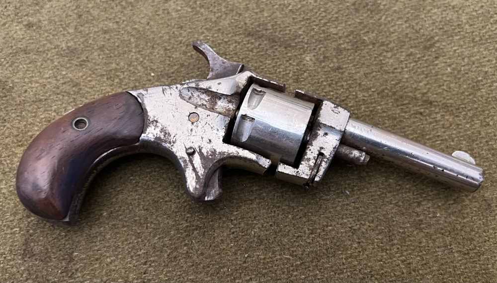 Antique no FFL demilled Hopkins & Allen MFG Bonanza .22RF revolver ...