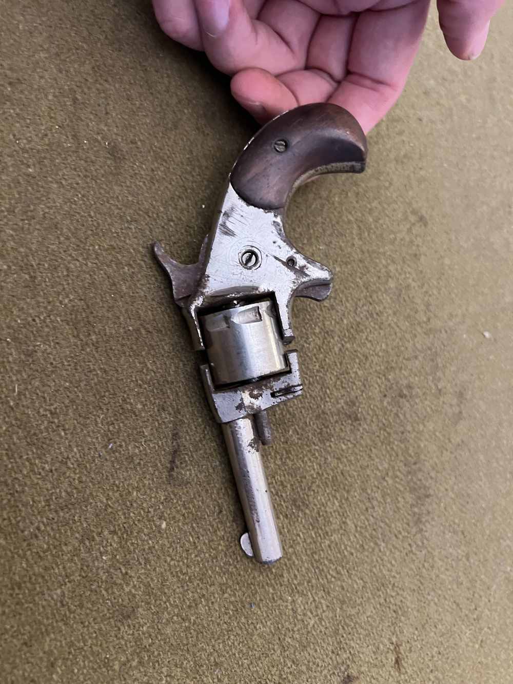 Antique no FFL demilled Hopkins & Allen MFG Bonanza .22RF revolver ...