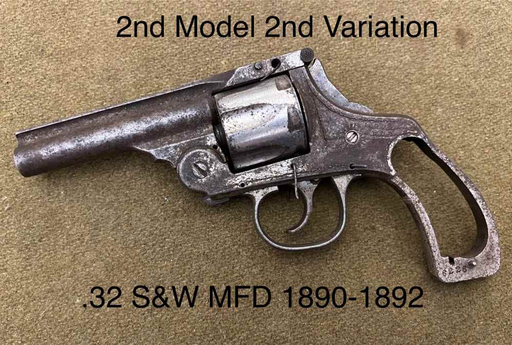 Antique no FFL H&R top break revolver .32 S&W 2nd Model 2nd var MFD ...