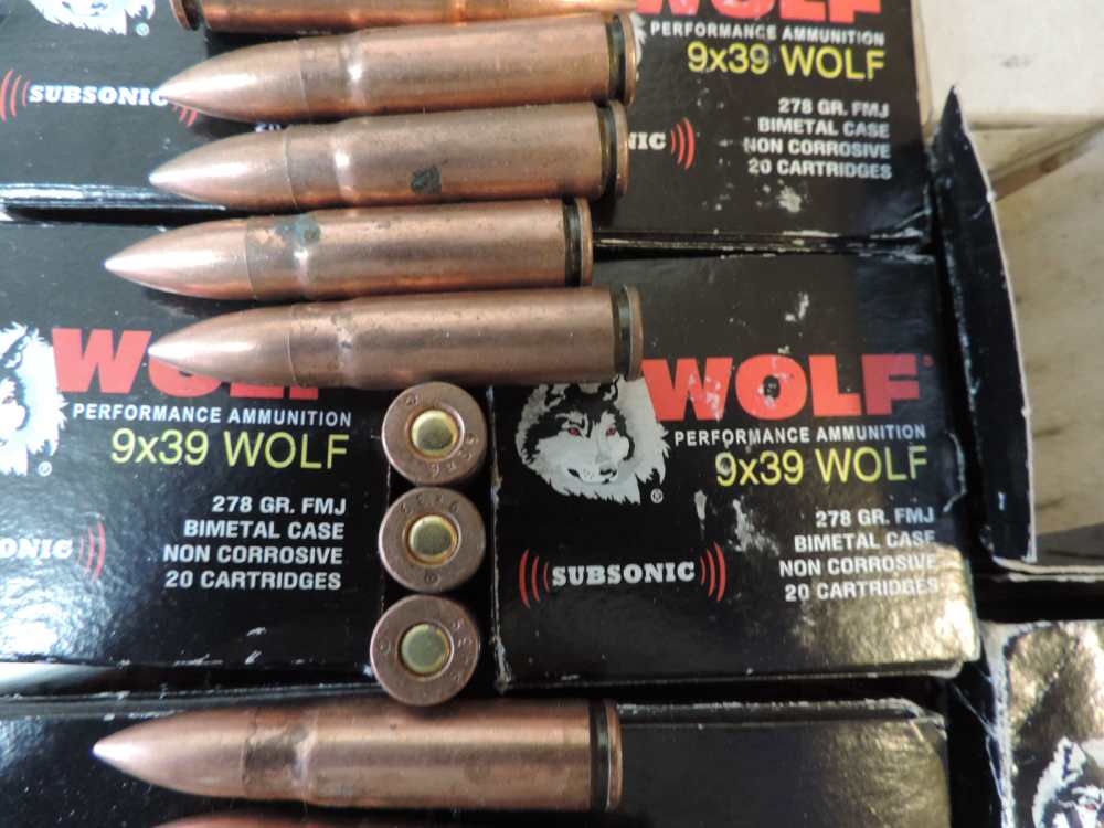 Wolf 9x39, 278gr FMJ, 190rds - Rifle Ammo at GunBroker.com : 1149722753