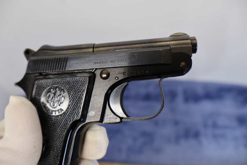 BEAUTIFUL BERETTA MODEL 950B SEMI-AUTO .22 SHORT W/ ORIG. BOX BRAZIL ...