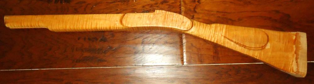 Hawken Rifle Parts Set, Curly Maple, Sharon Barrel, 50 Caliber ...