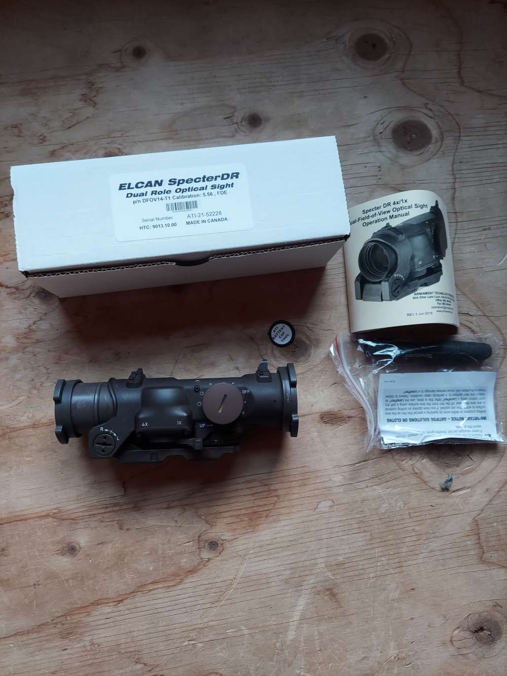 Elcan Specter DR 5.56 1/4 tan Mk18 M4a1 block 2 II - Scopes at ...