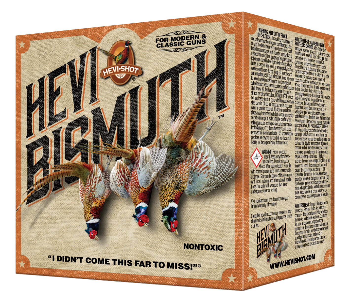 HEVI-Shot HEVI-Bismuth Upland 410 GA 3 9/16 oz. 5 Shot 25/Box - Shotgun ...