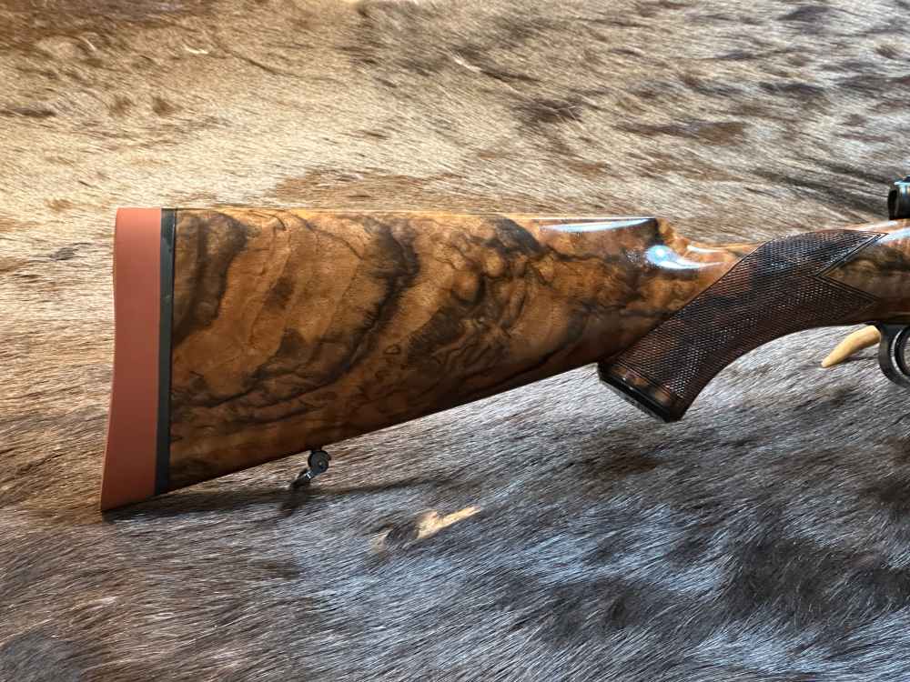 JOHN RIGBY BIG GAME DSB 416 RIGBY, MAUSER 98, GRADE 9 WOOD, GOLD INLAY ...