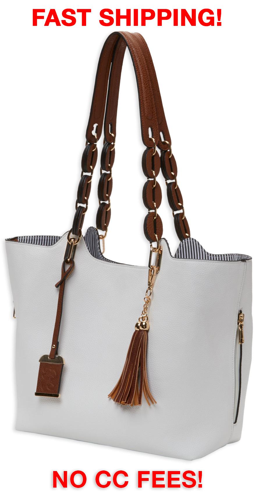 Bulldog Bdp055 Tote Purse W/Holster White Leather Most Sm Pistols ...