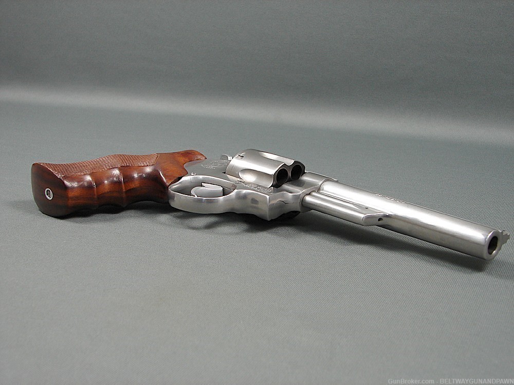 S&W Smith & Wesson 629-1 44 Magnum Stainless 6" w/Matching Box Mfg 1986 ...