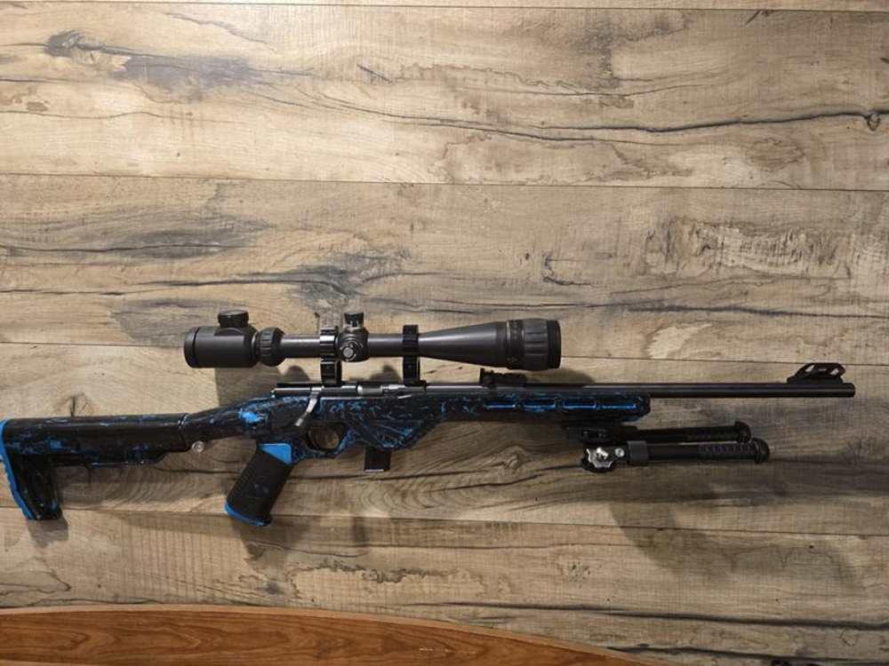 Citadel TRAKR 22LR bolt action rifle, custom finish, 4-16x40 scope ...