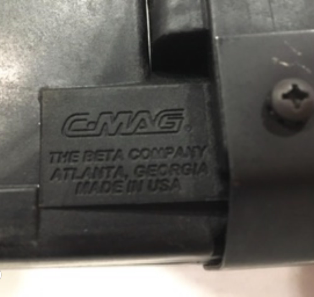 Beta Mag Glock 9mm 100 Round Twin Drum Magazine System CMAG Clear ...