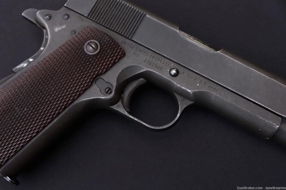 Remington Rand M1911A1 U.S. Army .45 ACP - WWII - 1944 Mfg. w/Lanyard ...