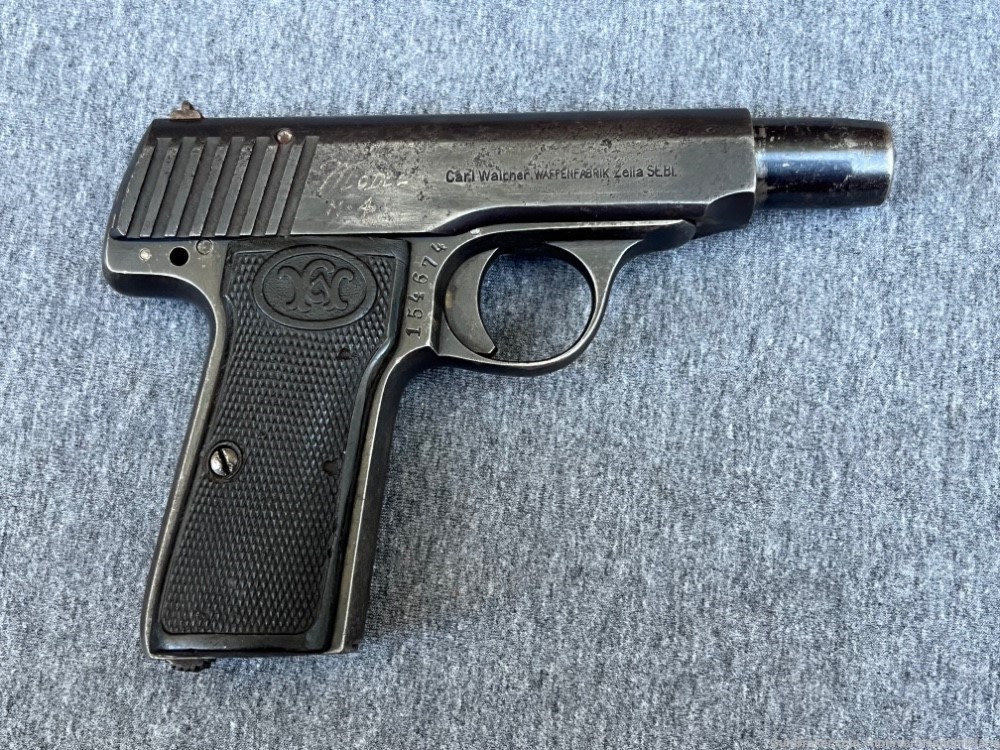 WWI Imperial German Walther Model 4 w/ Military Proof Mark Gunsmith ...