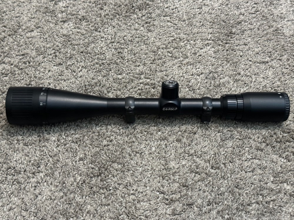 Barska varmint 6-24x42mm rifle scope. 1” tube mil dot AO 1/8” click ...