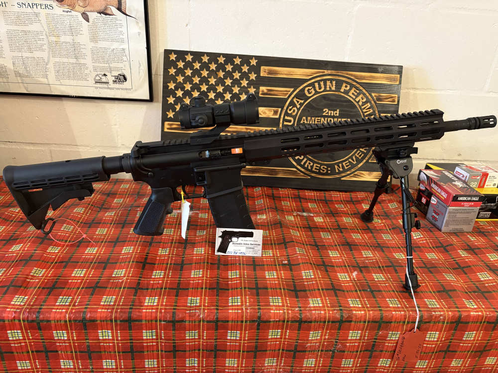 AR 15 DPMS Rifle 5.56 NATO 18" Barrel NcStar OPtic & Bipod *All NEW ...