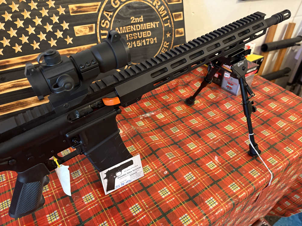 AR 15 DPMS Rifle 5.56 NATO 18" Barrel NcStar OPtic & Bipod *All NEW ...