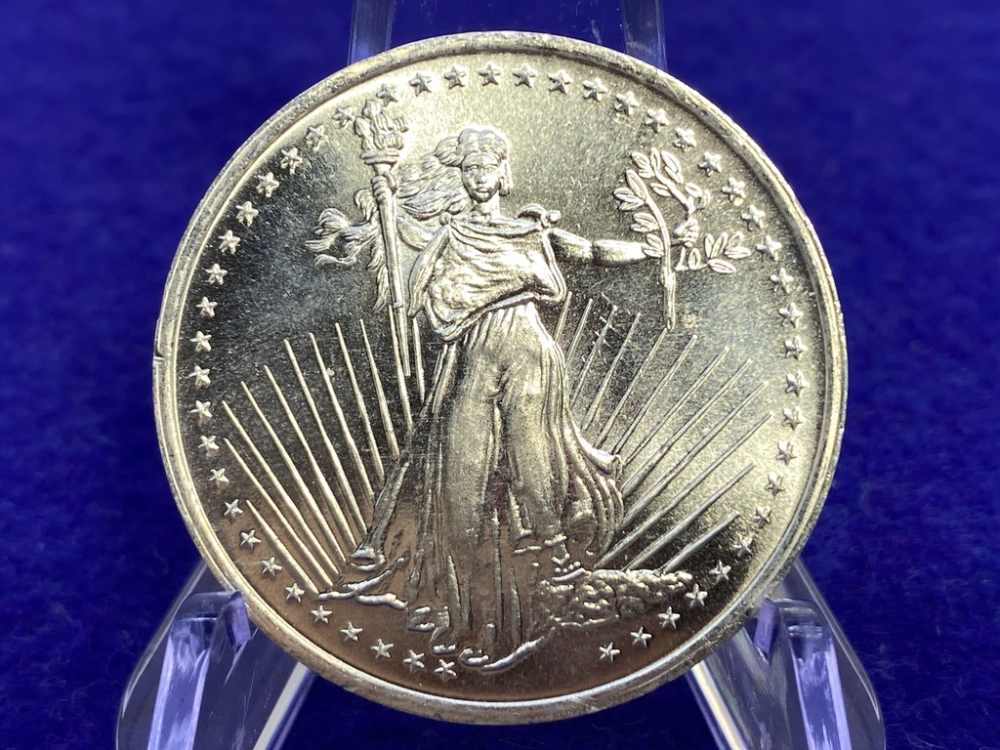 (1) Silver Towne *1 TROY OUNCE .999 FINE SILVER* Very Desirable 1oz Rnd ...