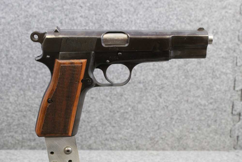 FN Browning Hi Power 9mm Surplus Pistol with Stock Slot. 4 digit serial ...