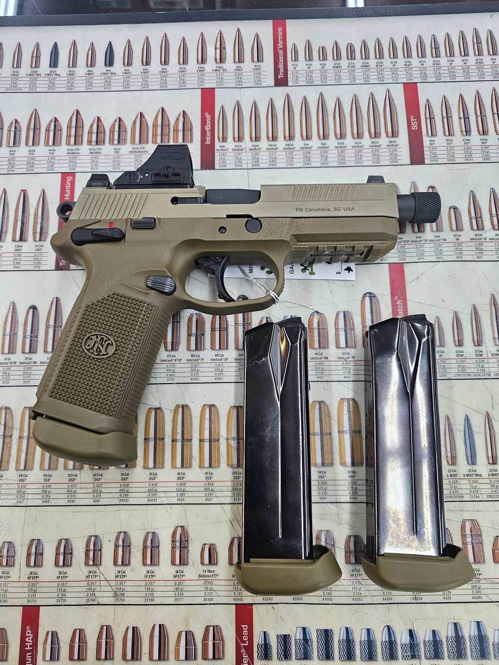 FN FNX-45 Tactical 45 acp no cc fees - Semi Auto Pistols at GunBroker ...