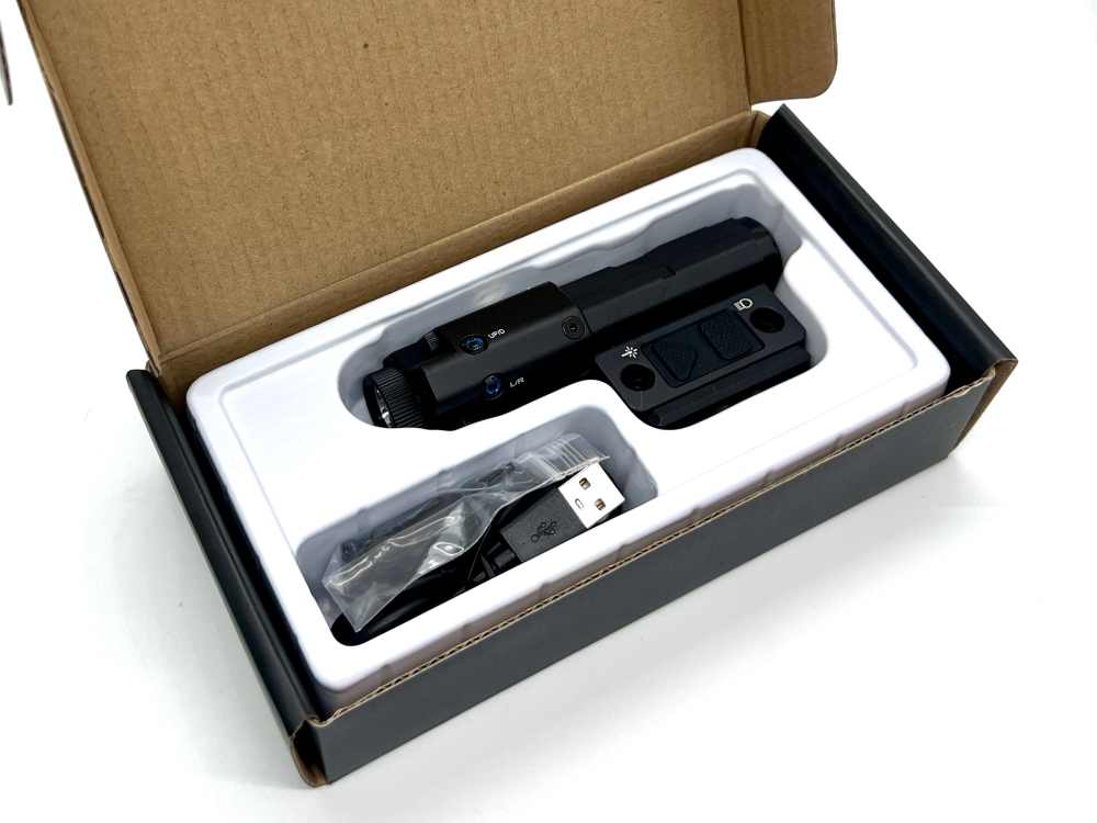 MLOK Laser sight Flashlight Combo Rechargeable Red Green MAWL - Laser ...