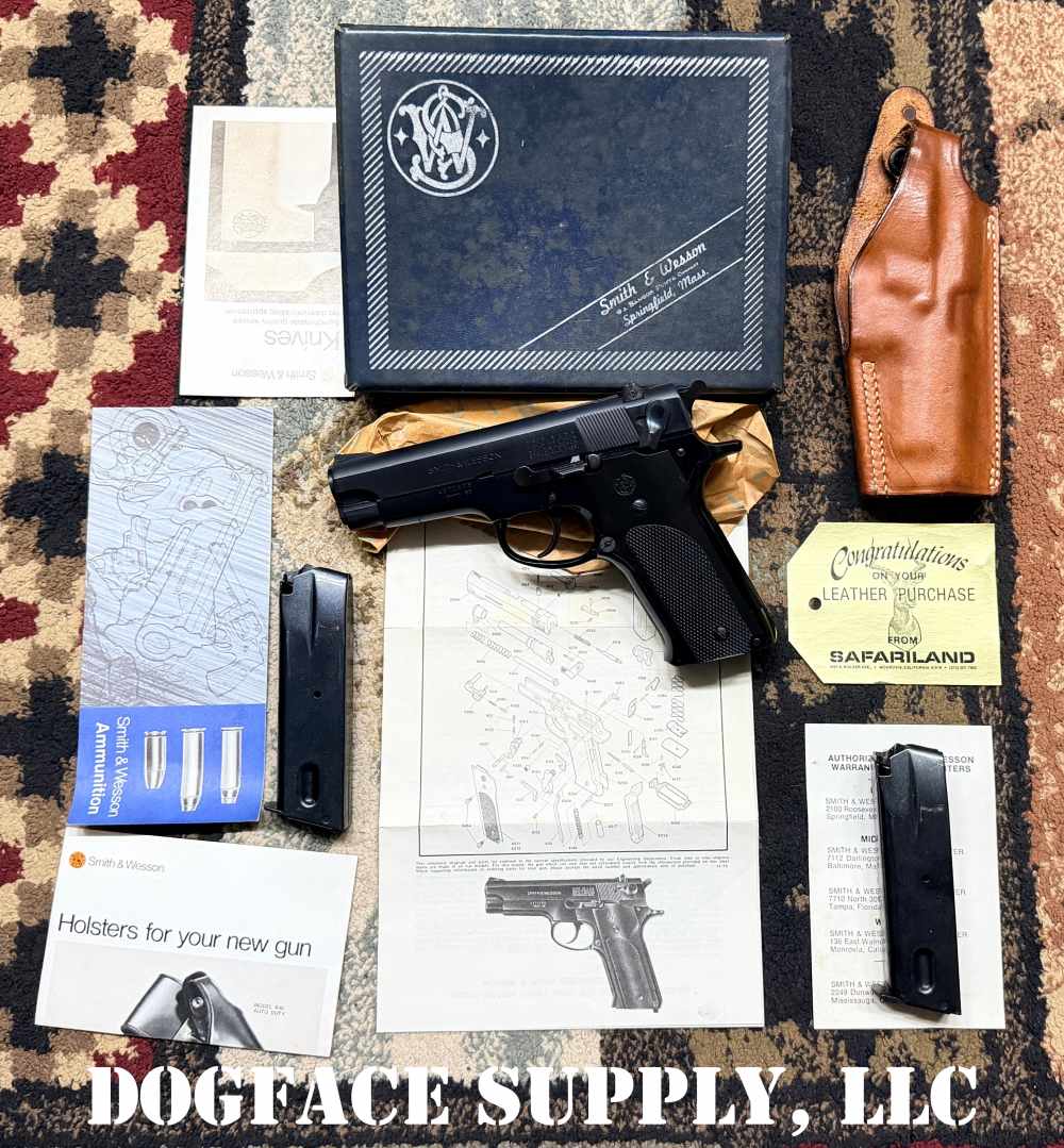 Smith & Wesson Model 59 9mm Pistol w/Fact. Box, Papers, 2 Mags ...