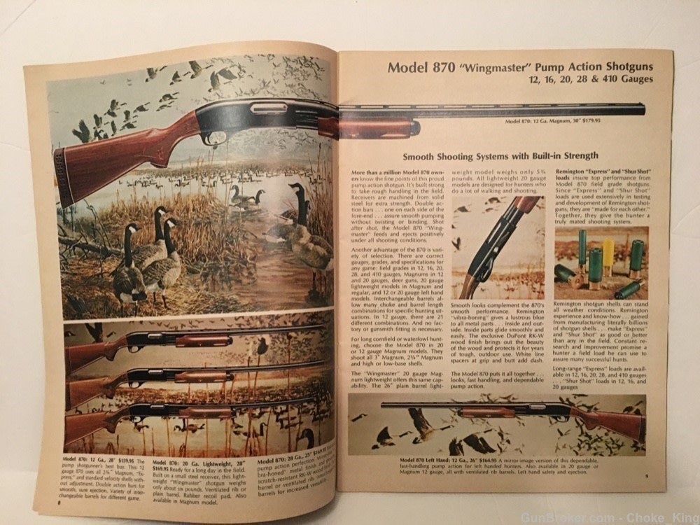 1973 Remington All Product Catalog All Firearms Models - Other Gun ...
