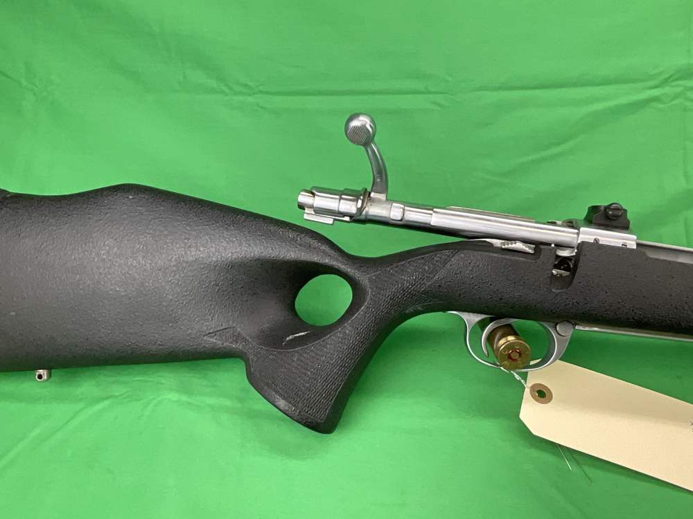 CUSTOM STAINLESS INTERARMS MARK X 7MM STW MCGOWEN BARREL PORTED - Bolt ...