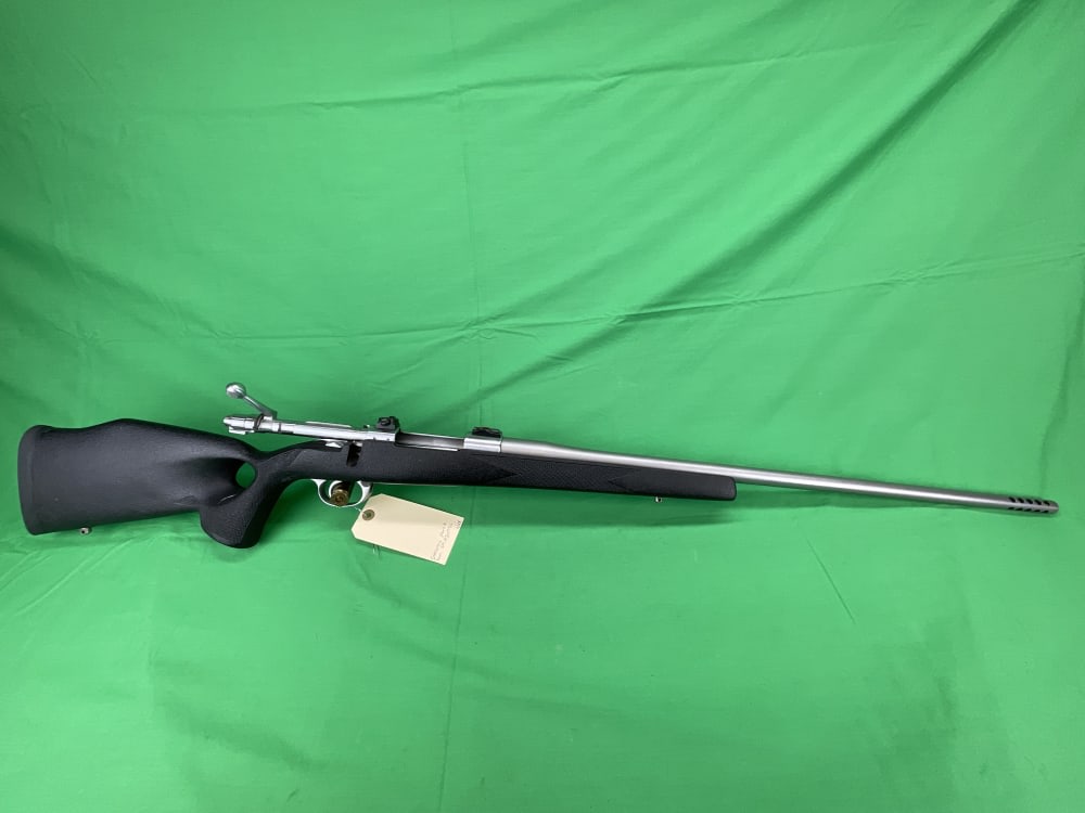 CUSTOM STAINLESS INTERARMS MARK X 7MM STW MCGOWEN BARREL PORTED - Bolt ...