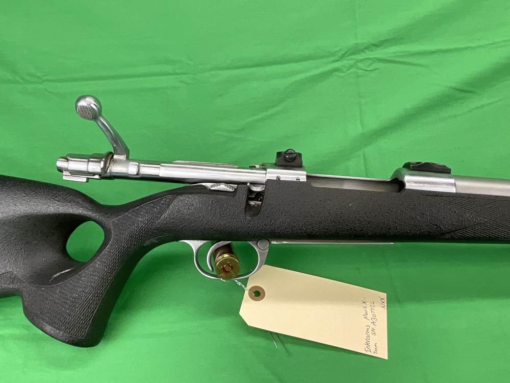CUSTOM STAINLESS INTERARMS MARK X 7MM STW MCGOWEN BARREL PORTED - Bolt ...