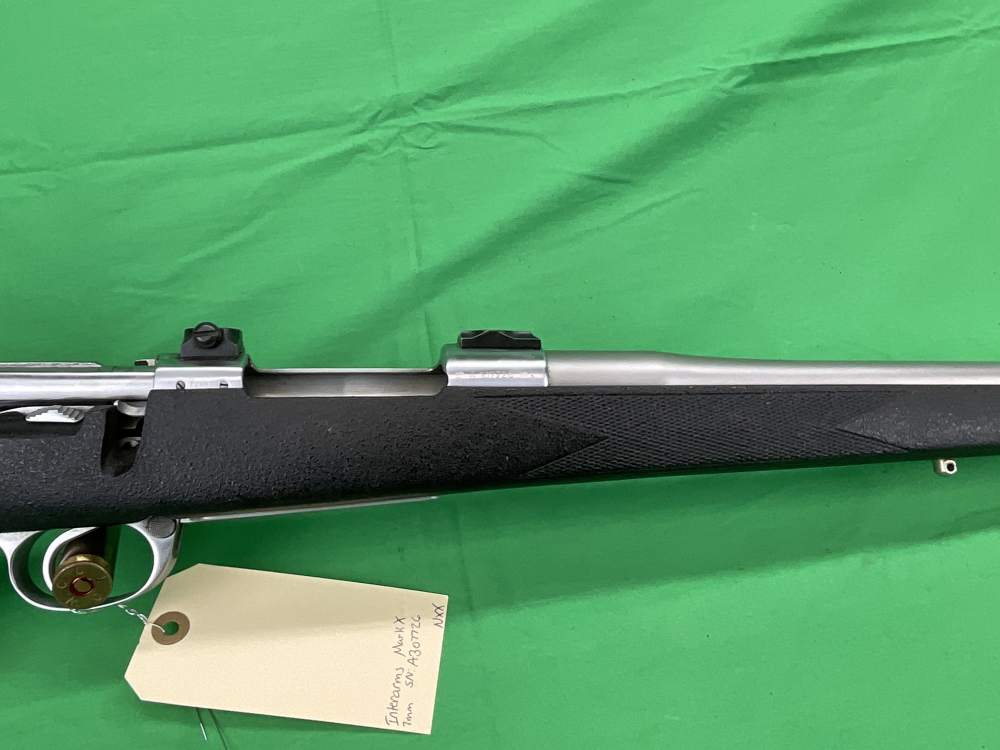 CUSTOM STAINLESS INTERARMS MARK X 7MM STW MCGOWEN BARREL PORTED - Bolt ...