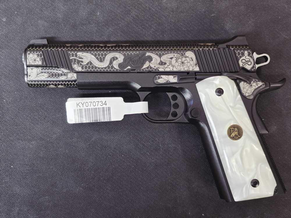 The Serpent Engraved KIMBER Custom LW Bundle 45ACP DK Customs Penny ...
