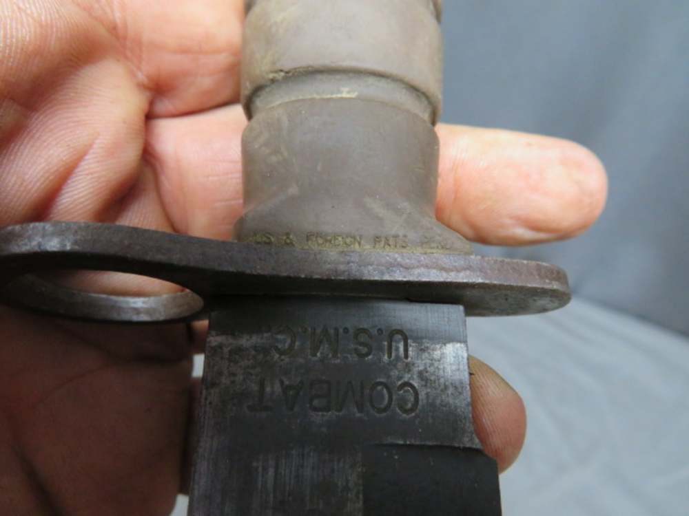 USMC OKC 3S BAYONET FOR M16 RIFLE & M4 CARBINE-COMBAT USED - Bayonets ...