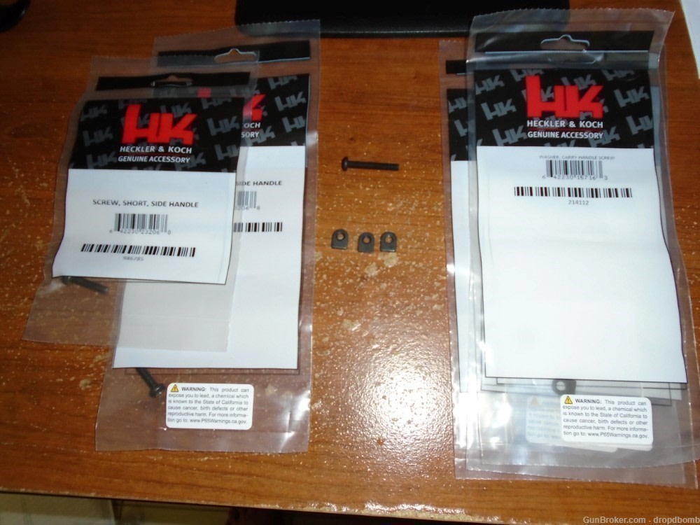 HK G36/SL8 556 RIFLE OPTIC SCOPE RAIL COMPLETE MOUNTING HARDWARE SET ...