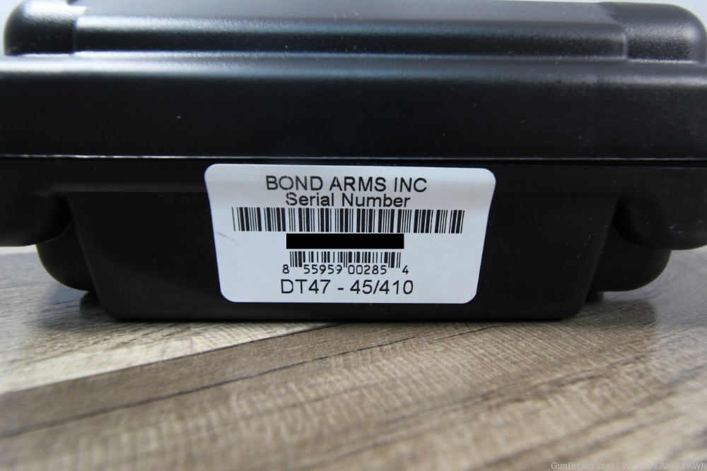 NIB TRUMP Bond Arms DT47 Derringer Living Legend .45 410ga 4.25 ...