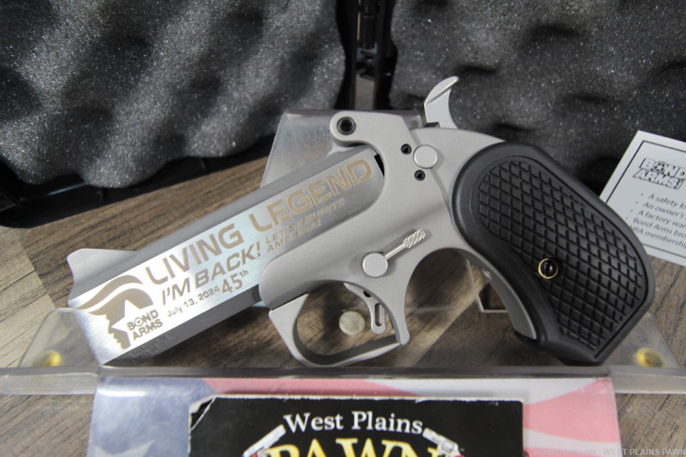 NIB TRUMP Bond Arms DT47 Derringer Living Legend .45 410ga 4.25 ...