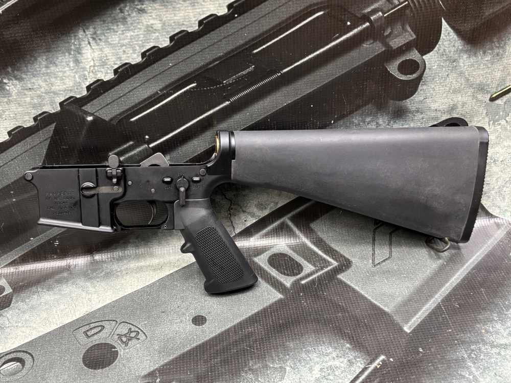 Colt FN M16A4 retro clone lower assy complete 5.5# trigger A2 stock - AR Lowers at GunBroker.com ...