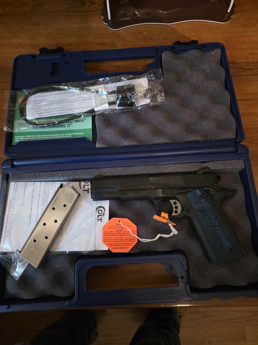 Colt 1911 Goverment Competition Blue - Semi Auto Pistols at GunBroker ...