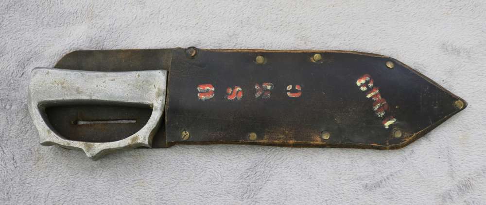 Rare WWII Australian Bowie style fighting knife with sheath ...