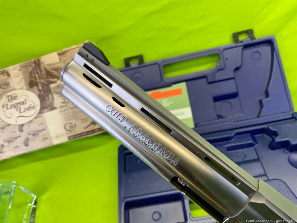 RARE Colt ANACONDA Custom Shop Quad Magna Port 6 In MFG 1995 Stainless ...