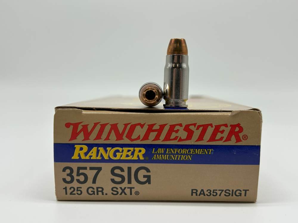 WINCHESTER RANGER 357 SIG 125GR SXT - Handgun Ammo at GunBroker.com ...