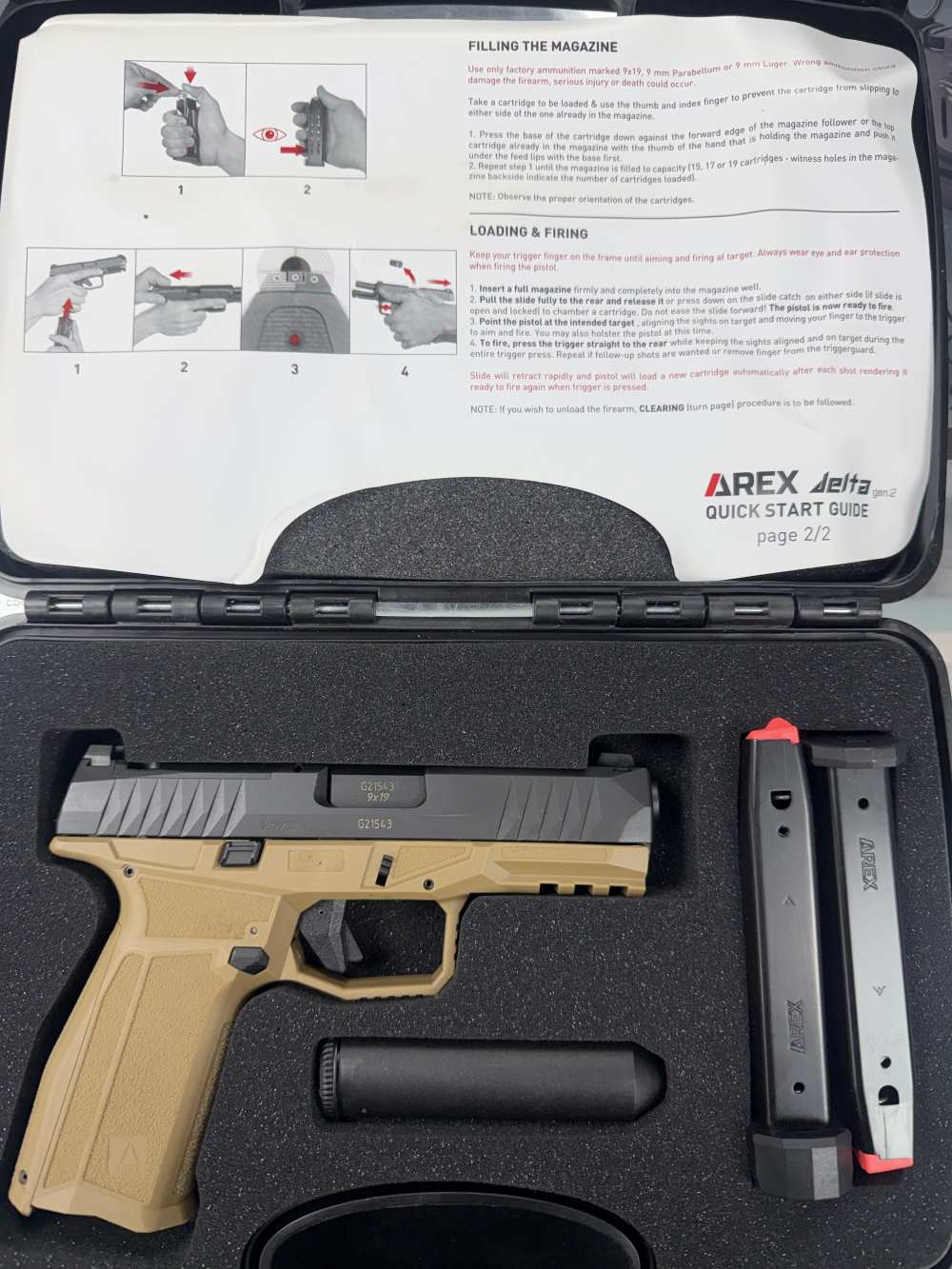 AREX- DELTA X PENNY AUCTION !! - Semi Auto Pistols at GunBroker.com ...
