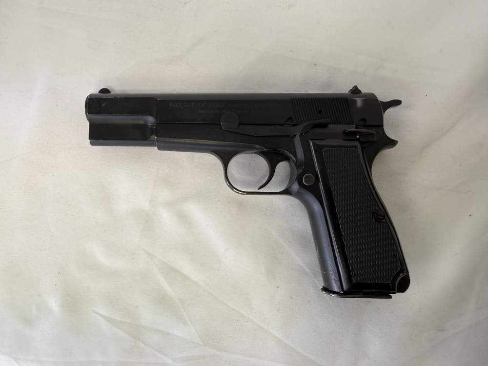 1975 Browning Hi-Power 9mm Pistol Aluminum Frame Lightweight Belgium ...