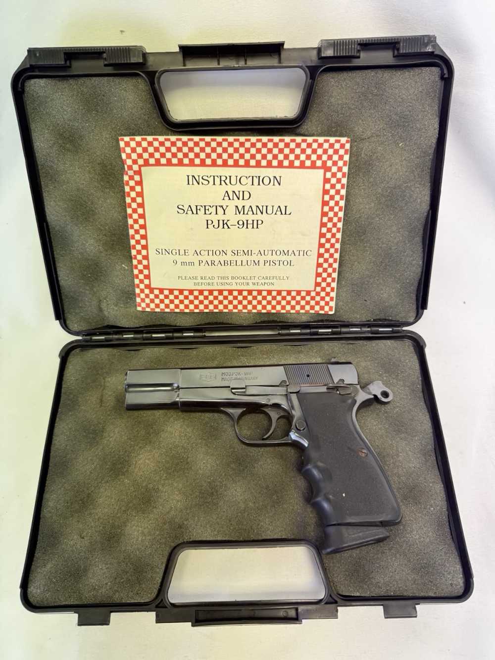 Hungarian FEG PJK-9HP 9mm Semi-Auto Hi-Power Style Pistol - USED - Semi ...