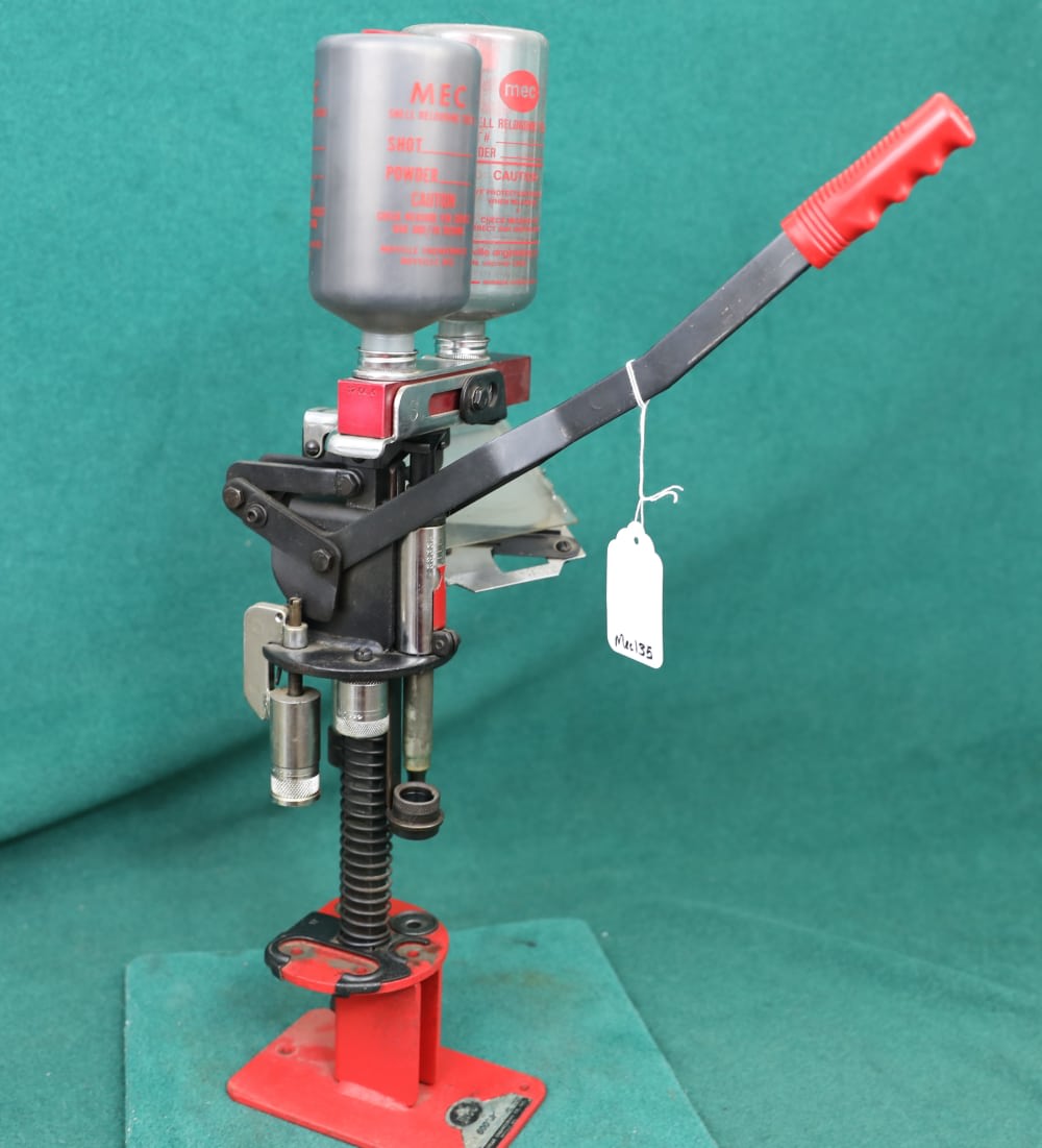 Mec135 Mec 600 Jr 12ga single stage press W primer feed & Claybuster ...